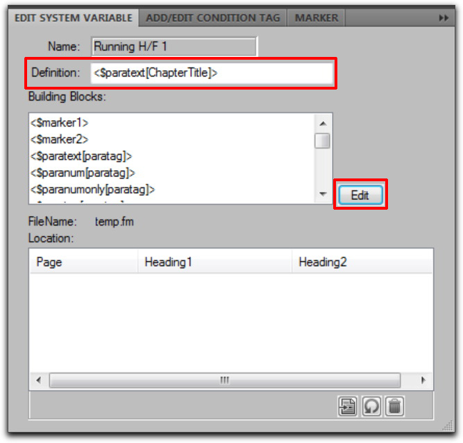 Adobe FrameMaker: Smart Running Heads – Rocky Mountain Training