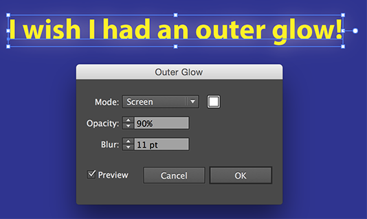 Adobe Illustrator My Outer Glow Isn t Working As Expected Rocky 